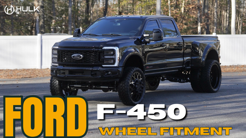 Ford F-450 Wheel Bolt Pattern, Rim Size, Hub Bore, Offsets And Tire size – Hulk Offsets
