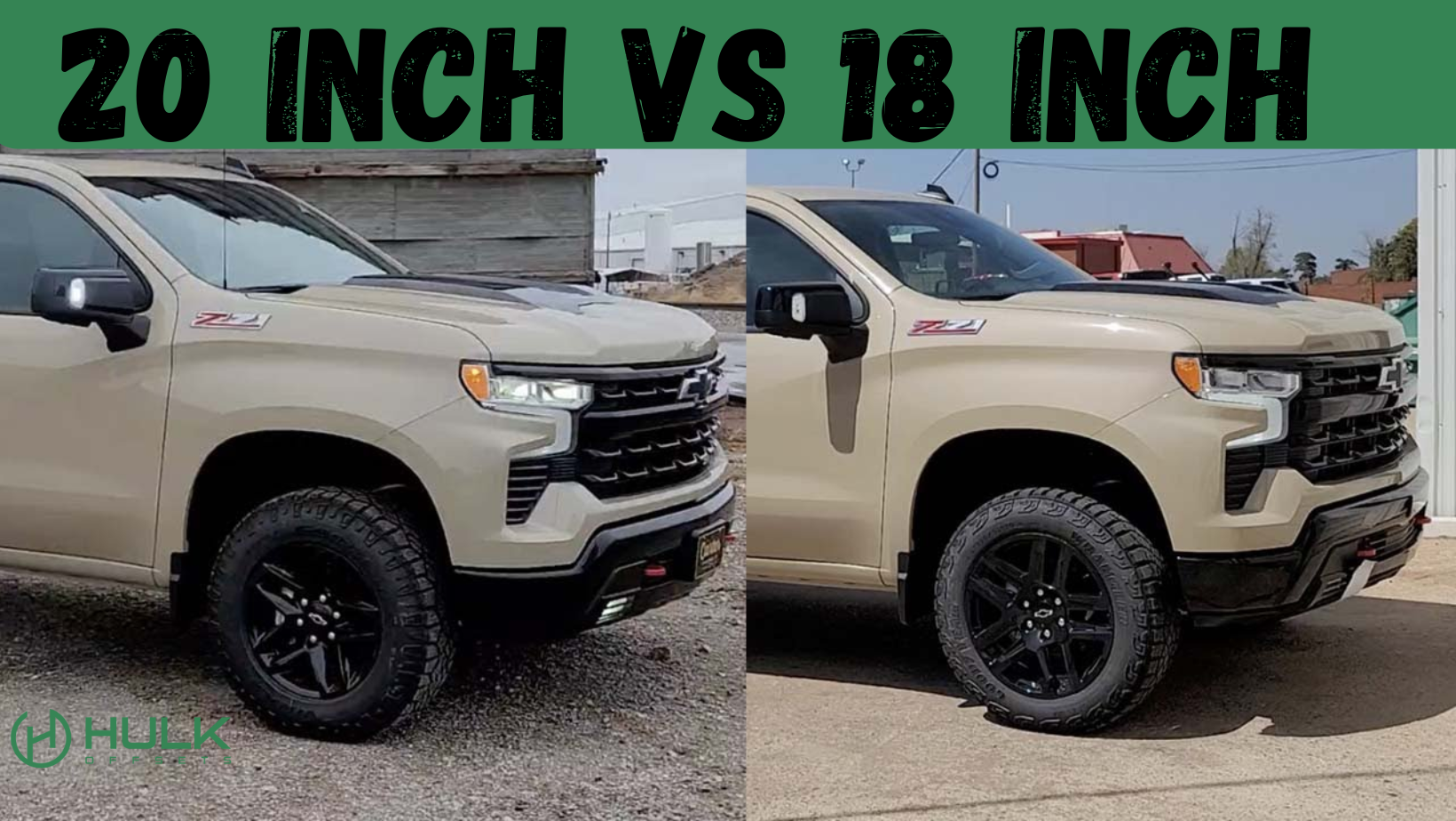Are 20 Inch Wheels Better Then 18 Inch Wheels? – Hulk Offsets