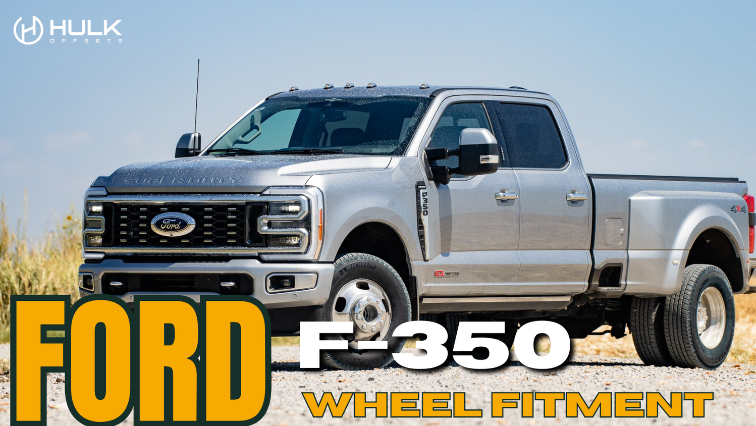 Ford F-350 Wheel Bolt Pattern, Rim Size, Hub Bore, Offsets And Tire si ...