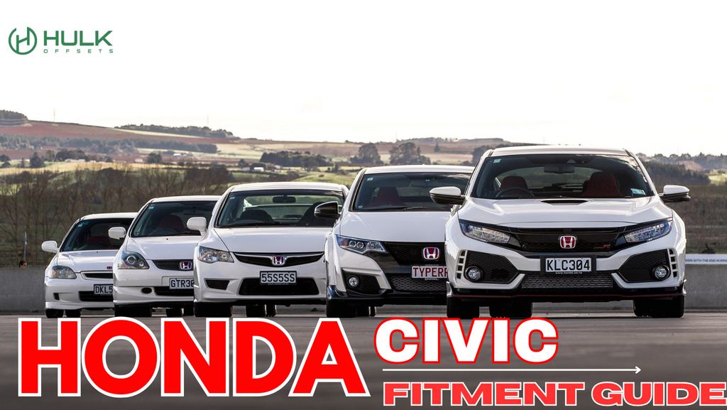 Honda Civic Wheel Fitment | Bolt Pattern, Offset and Hub Bore Guide ...