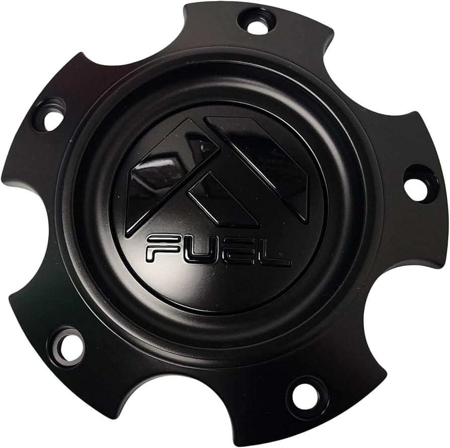 Fuel Matte Black Bolt-On Hub Cap with Gloss Black Logo for 5x5.0 – Hulk ...