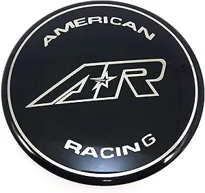 American Racing LOGO - MATTE BLACK - 8 LUG CAP AR – Hulk Offsets