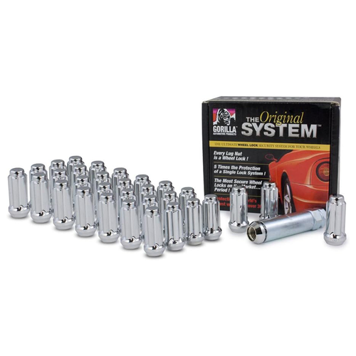 Gorilla Automotive Super Duty 8-Lug Lock System 14x1.50 Chrome – Hulk ...